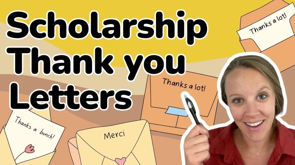 How to Write a Good Thank You Letter For Scholarship? - Invex Media